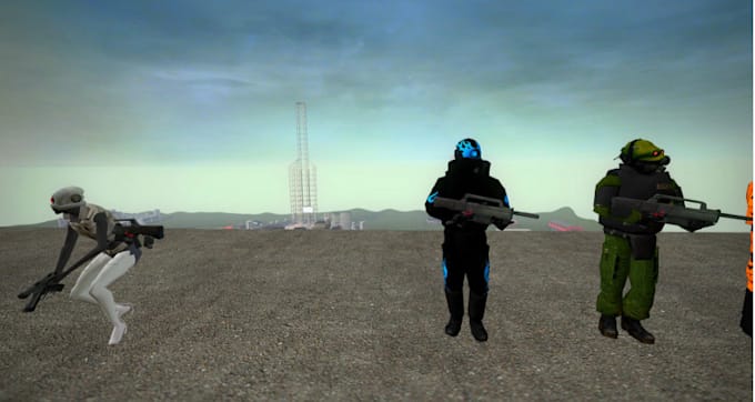 Port your player model to gmod aka garrys mod, character for your addon ...