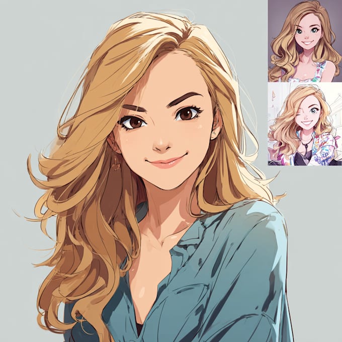 Make portrait, bust up, pfp, in cool anime style by Slea_ling | Fiverr