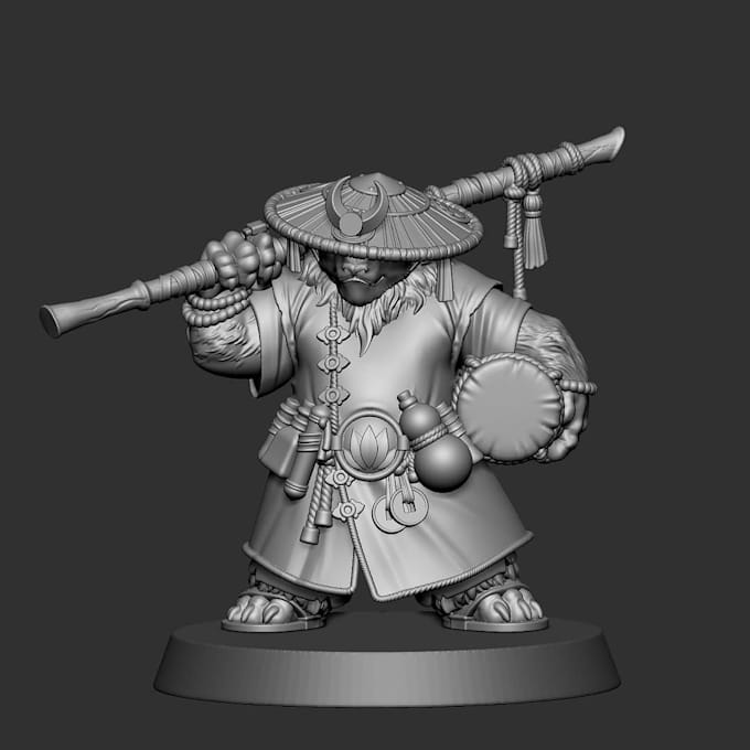 Create custom 3d dnd miniature figure, character model 3d toys stl file ...