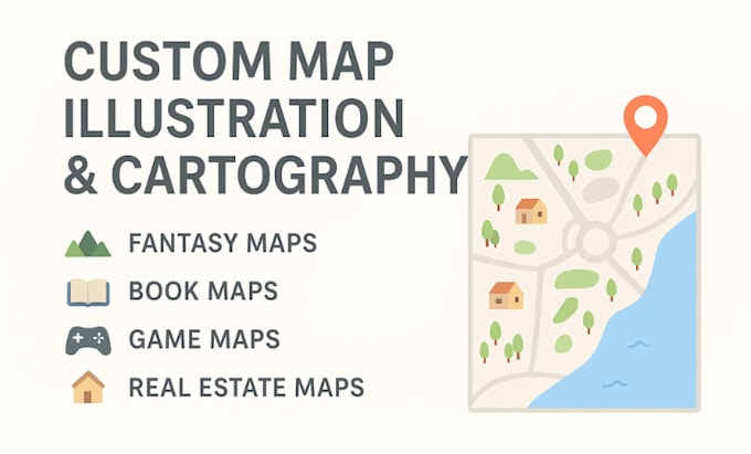 Do professional map illustration, fantasy maps, game maps and custom ...
