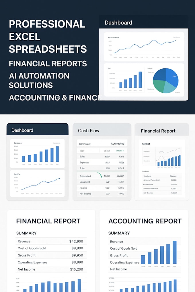 Create professional excel spreadsheets, financial reports, and ai ...