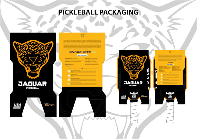 Create custom pickleball paddle and packaging by Nabeelabas | Fiverr