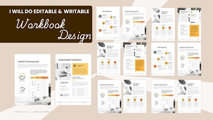Design lead magnet workbook, journal design brochure ebook formatting ...