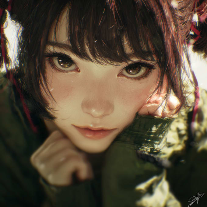 Make a cute halfbody anime art oc fanart character by Asaressdf | Fiverr