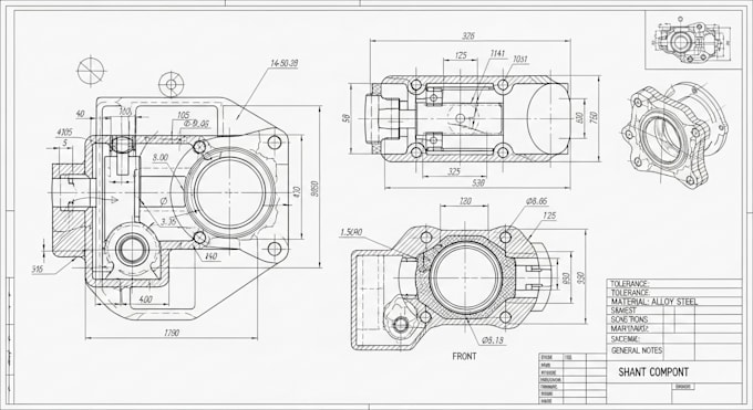 Do autocad structural drawing, engineering construction report ...