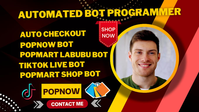 Build popmart labubu bot, tiktok live bot, popmart shop bot, popnow checkout bot by Salamadec ...