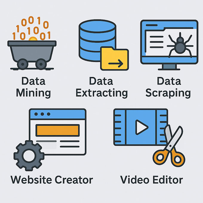 Professionally mine and scrape data from any website by Susheel1001 | Fiverr