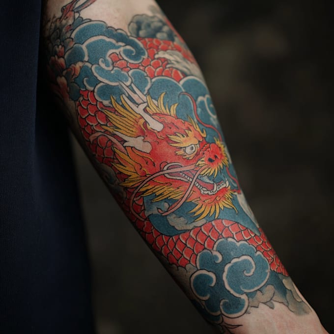 Make a traditional japanese irezumi tattoo by Vusenab | Fiverr