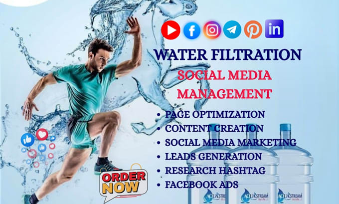 Do water filtration, water treatment social media marketing, ads ...