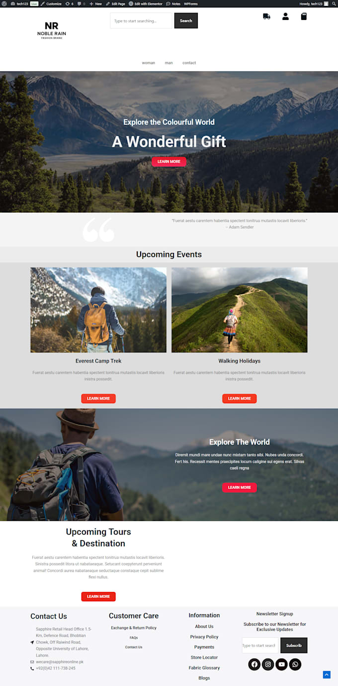 Create a modern and mobile friendly website by Zakra_abbas11 | Fiverr