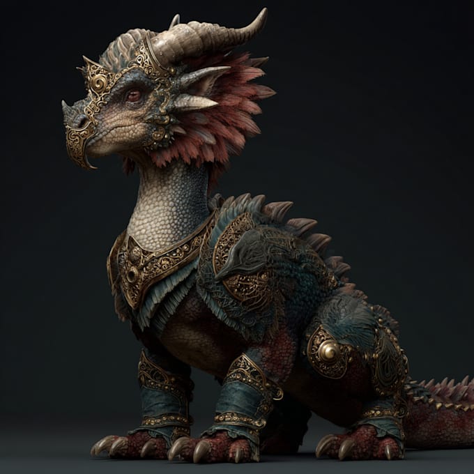 Draw high quality creature, character, and fantasy design by Honetsaur ...