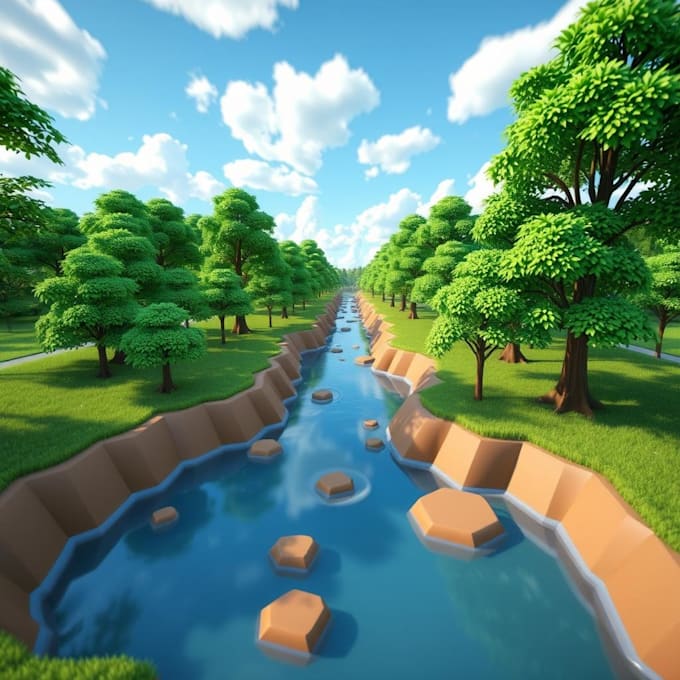 Criar mapa profissional de roblox, mapa de alta qualidade e ambiente de ...