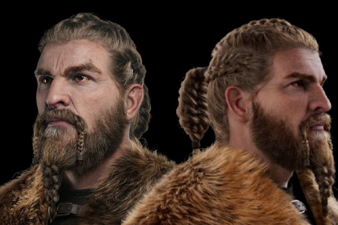 Model 3d realistic character aaa3d metahuman game character in ue ...