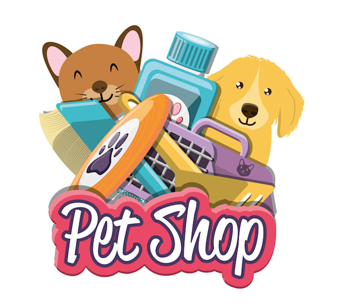 Design a cute and professional pet shop logo for your brand by ...