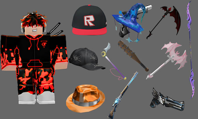 Design 3d roblox ugc clothing map avatar accessories props and low poly ...
