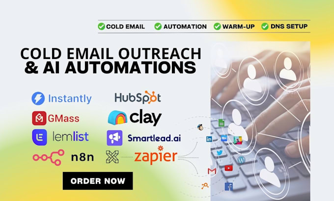 Setup cold email outreach on instantly ai smartlead clay com n8n ai automation by Keysandclicks ...