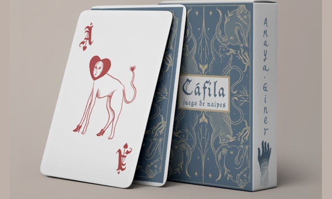 Create playing card game design poker cards deck rulebook card box design mockup by Opemscards ...