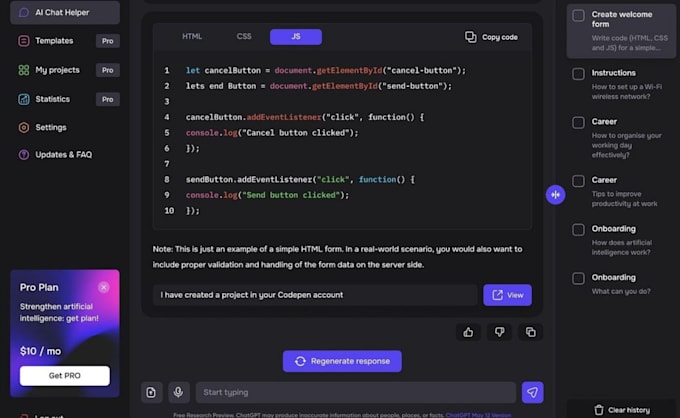 Build ai chatbot using openai botpress api keys langchain gpt3 gpt4 ai ...