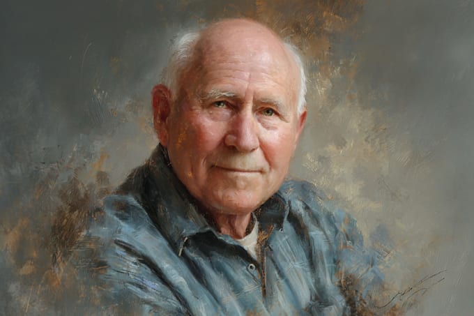 Paint traditional oil painting portrait on canvas by Skureeks | Fiverr