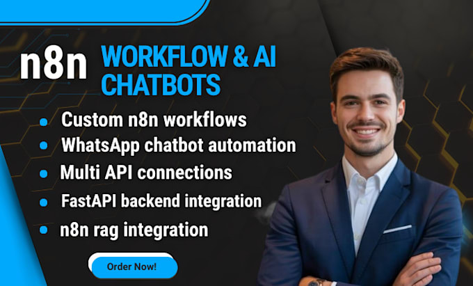 N8n-workflow, n8n youtube, n8n rag integration, n8n whatsapp chatbot, fastapi, n8n io