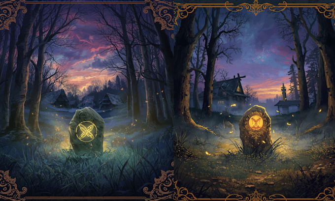 Illustrate custom slavic fantasy book cover art mythology for your ...