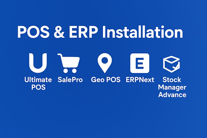 Customize and fix ultimate pos, salepro, geo pos, erpnext, stock ...