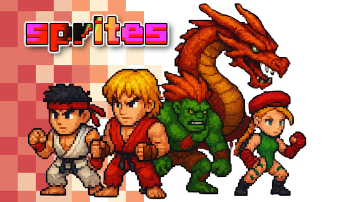 Create retro pixel art game assets, characters, tilesets and sprites in ...