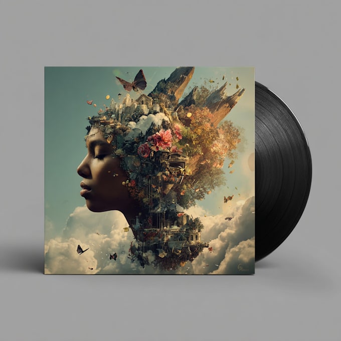 Make an unique anime or cartoon album cover design by Elandrou | Fiverr