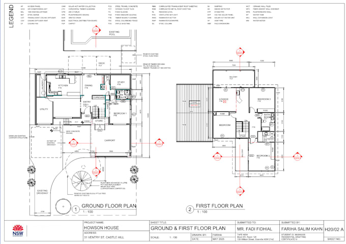 Create architectural designs and municipal submission drawings by Third ...