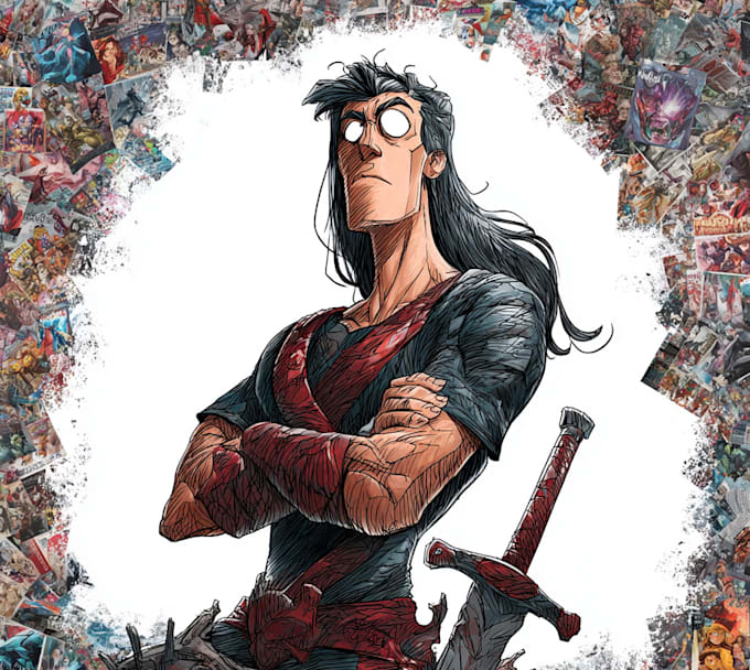 Design characters and comic books by Margueriann | Fiverr