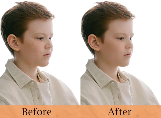 Skin smooth retouch image perfect portrait by Iamherok04 | Fiverr