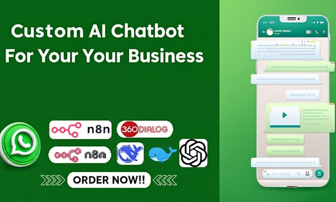 Chatbot con ia para whatsapp de n8n, automatización de whatsapp de n8n ...