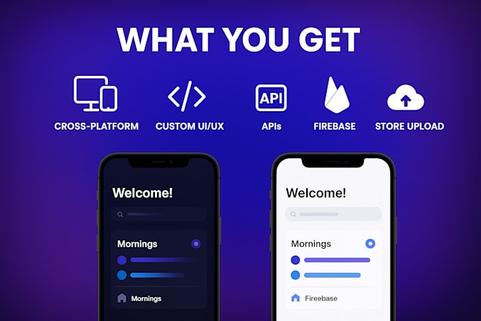 Develop flutter and flutterflow mobile app for android and ios by Sunny_appdev | Fiverr