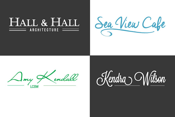 Create a minimal, professional signature logo by Sls_studio | Fiverr