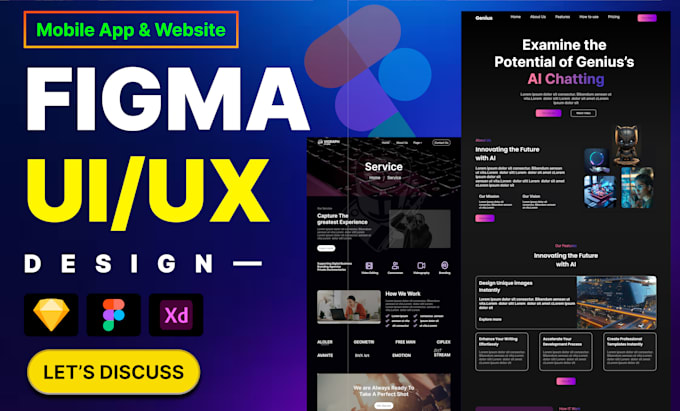 Design web uiux with mobile app uiux, dashboard ui, landing pages ui ux design by Abihaabuzar ...