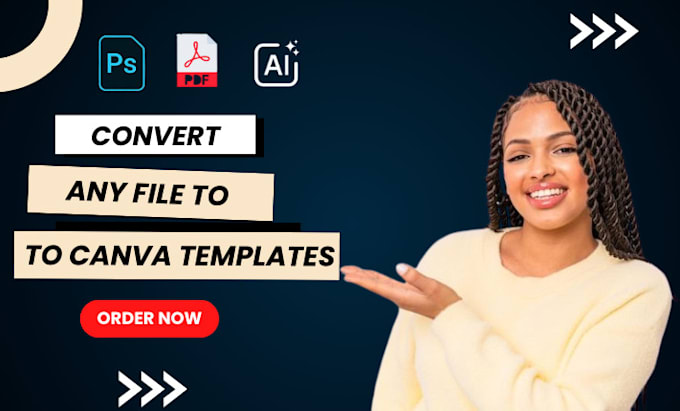 Redesign your canva ai, convert png, psd, ai, pdf to canva editable ...