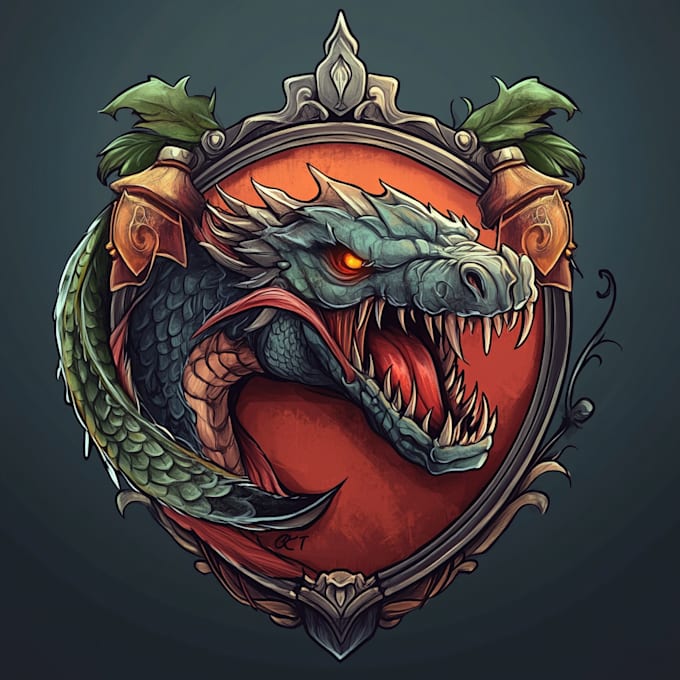 Make a fantasy game logo and branding by Donavonsamso | Fiverr