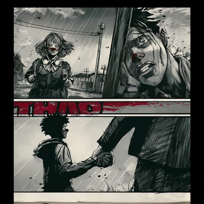 Custom anime manga art panels pages storyboards and more by Agimoucia ...