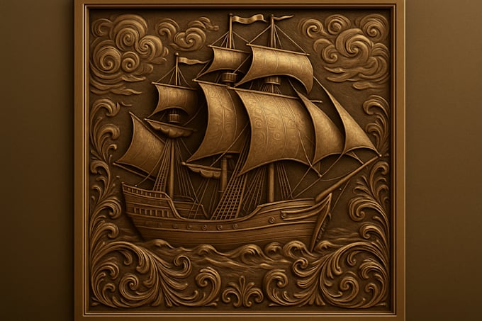 Convert 2d to 3d bas relief 3d wood carving 3d laser engraving cnc ...