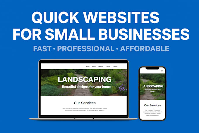 Make you a quick and clean websites by Jordan_theonean | Fiverr