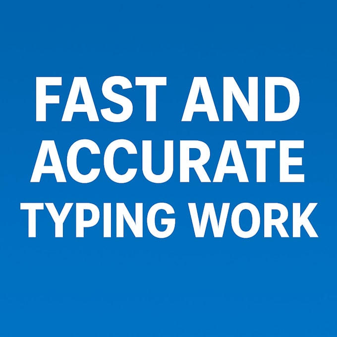 Data entry, copy paste and typing by Aleksandarbrlek | Fiverr