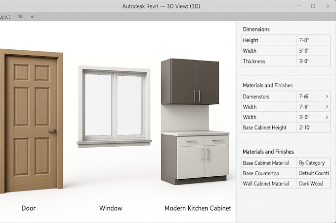 Diseñar familias personalizadas de revit, objetos paramétricos bim y ...