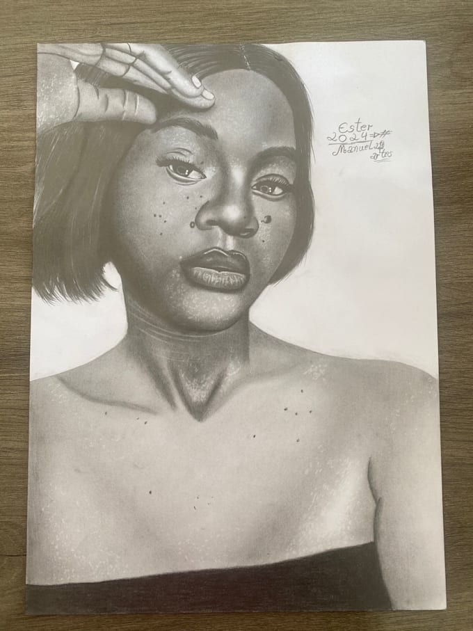 Realistic drawing in a4 size by Manuel22artes | Fiverr