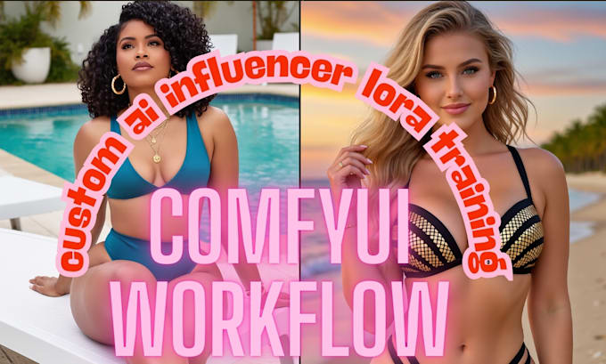 Create ai influencer model using comfyui workflow by George98974 | Fiverr