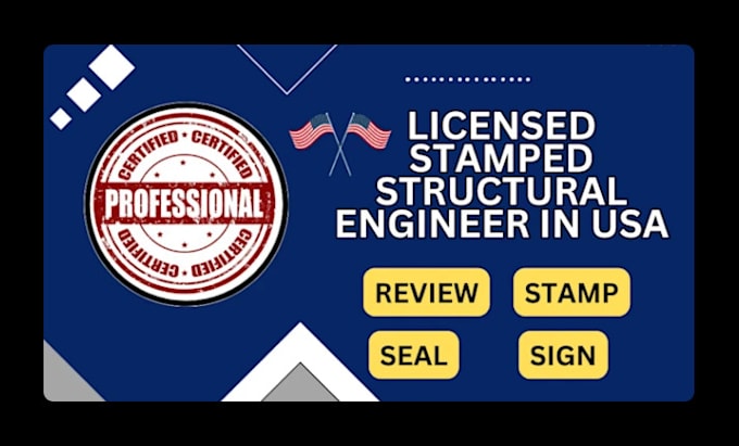 Do license architect structural engineer drawings permit mep stamp ...