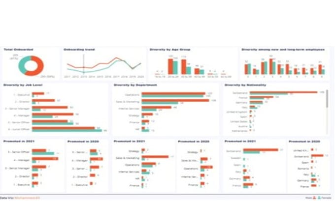 Do professional data analytics and dashboard in excel, power bi, or ...