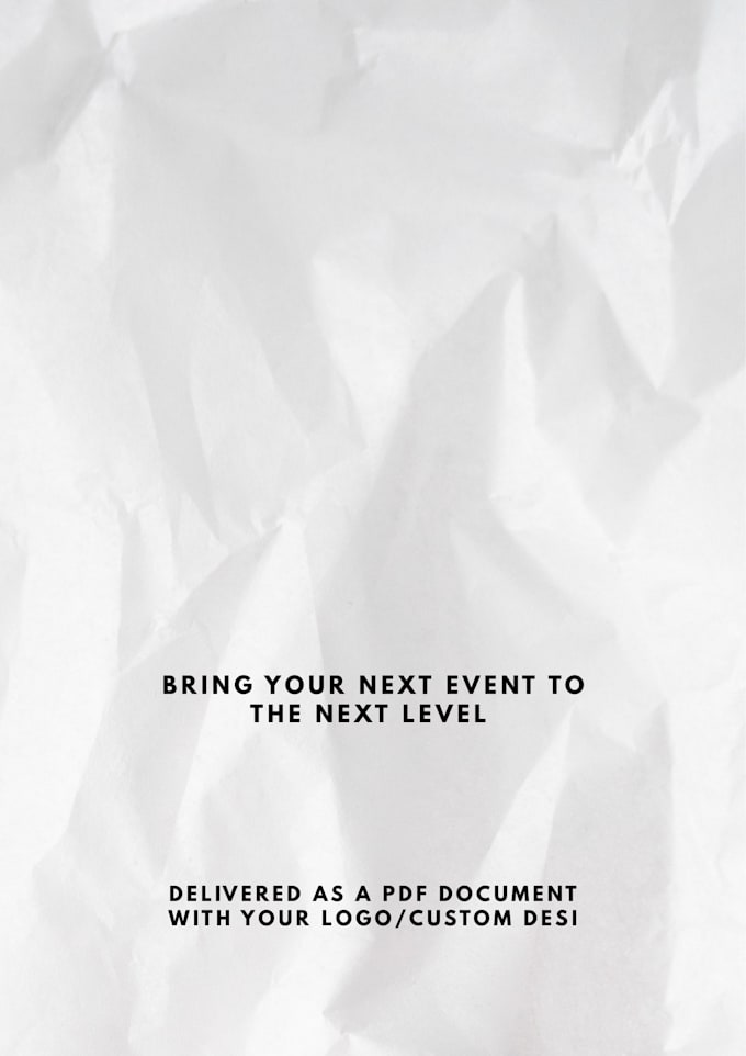 Plan your next event by Djanemina | Fiverr
