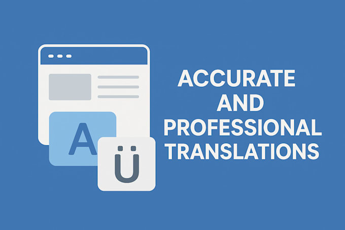 Provide fast and accurate english to spanish and german translations by ...