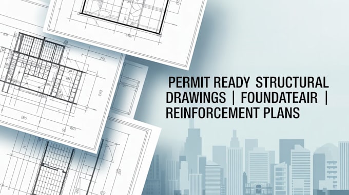 Design permit ready structural drawings foundation repair reinforcement ...