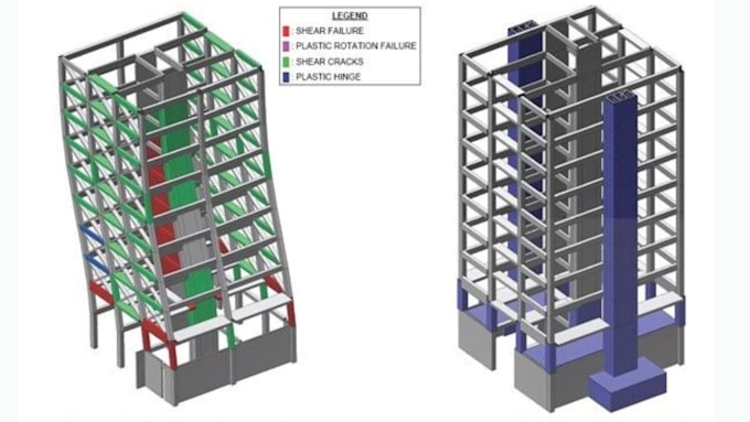 Design reinforced concrete and steel structures using tekla and autocad ...